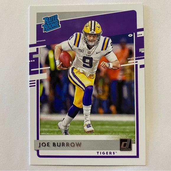Panini | Other | New Joe Burrow Rated Rookie Card Mint | Poshmark